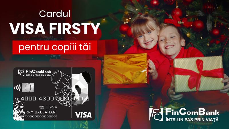 Cardul Visa FIRSTY – un cadou sub brad pentru copilul tău! | Advertoriale | UNIMEDIA