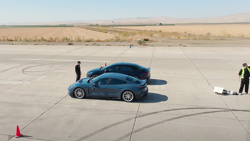 (foto/video) Noul Porsche Taycan Turbo GT, modelul electric german de ...