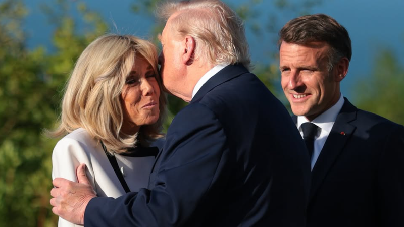 (video) Momentul viral dintre Donald Trump și Brigitte Macron. Ce i-a ...